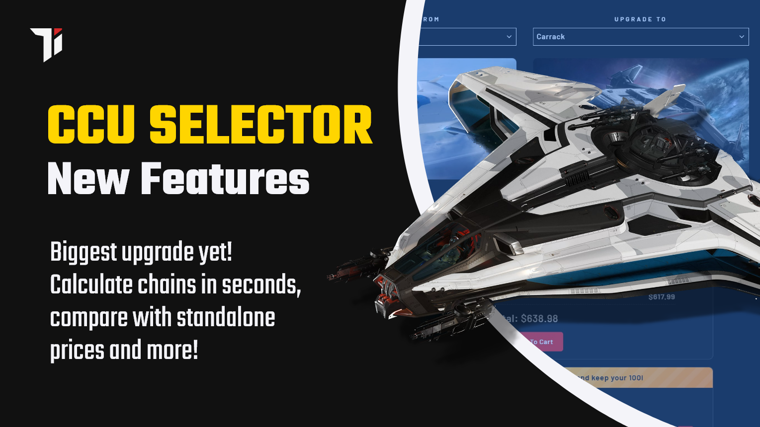 Star Citizen CCU Selector: Standalone CCU’d Ships, LTI Savings & Chains – The Impound