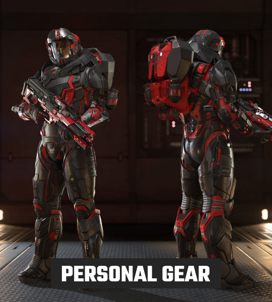 CDS ADP-mk4 "Red Alert" Armor & Shotgun Kit - Star Citizen – The Impound