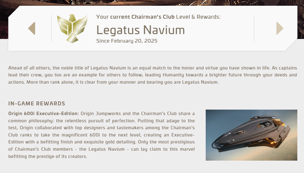 Buy Star Citizen Legatus Navium Account – Kraken (LTI), Executive Fleet ...